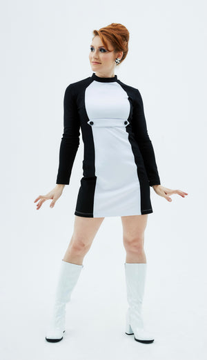 The PEGGY 1960's Space Age Inspired Dress – Gimmick by Rachel Antone